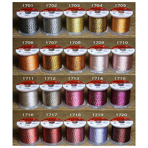 하이테나 STWRAP 로드 래핑 스레드 - 메탈릭 베르사 (HA58107) STWRAP Rod Wrapping Thread ...
